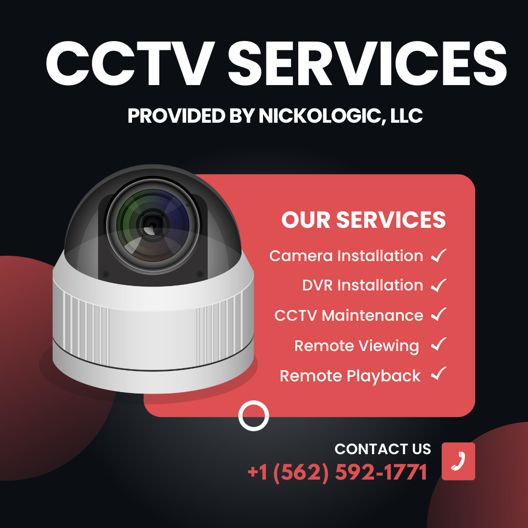 Security: IP camera, DVR installation services - Nickologic LLC